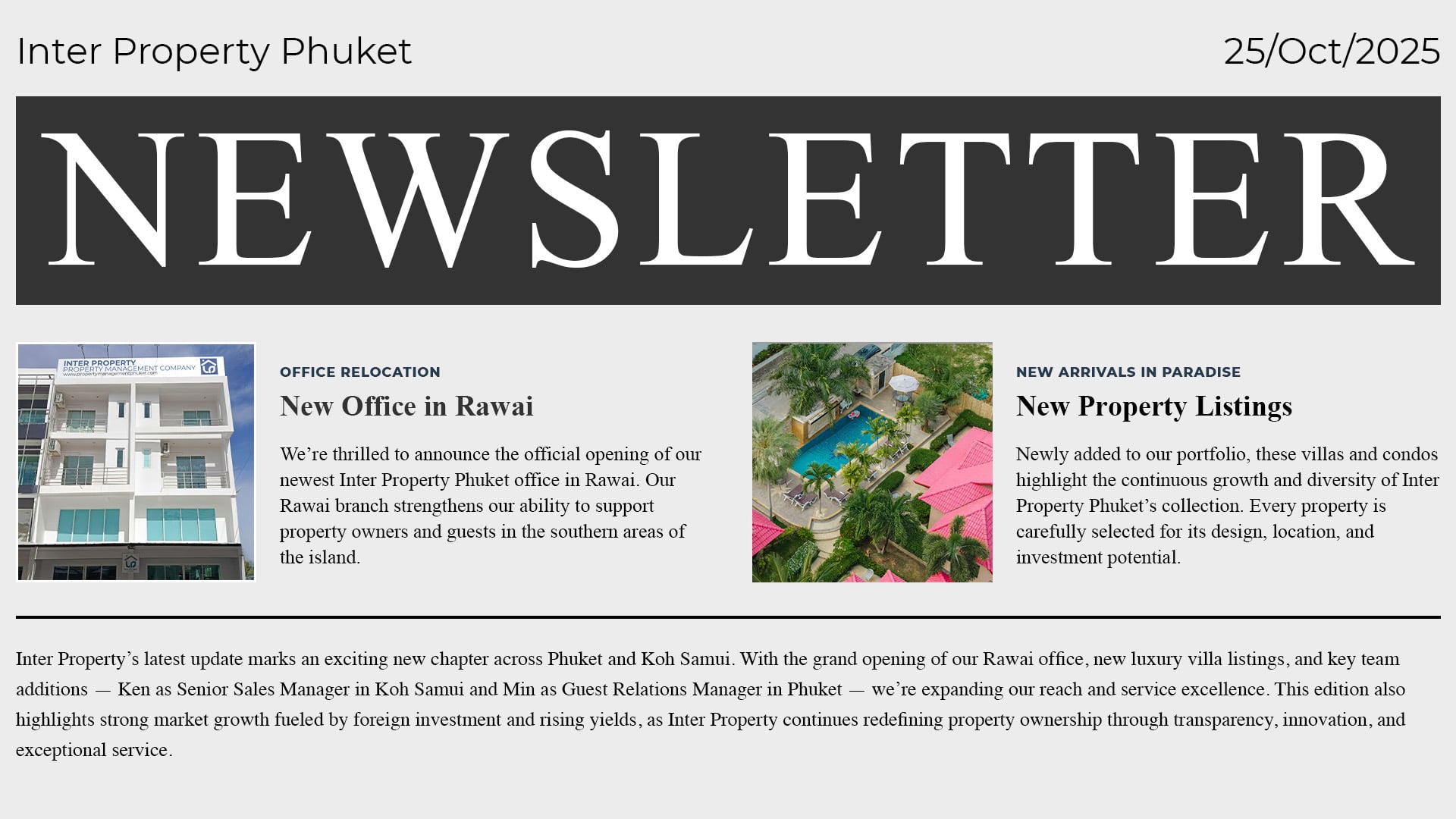 IPP Pulse — What’s New in Property Management Phuket - Inter Property Phuket